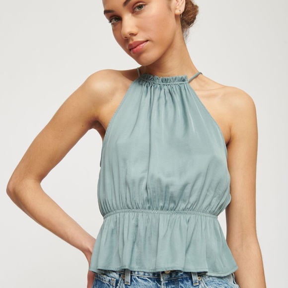 Dynamite | Tops | Dynamite Satin Halter Cami | Poshmark